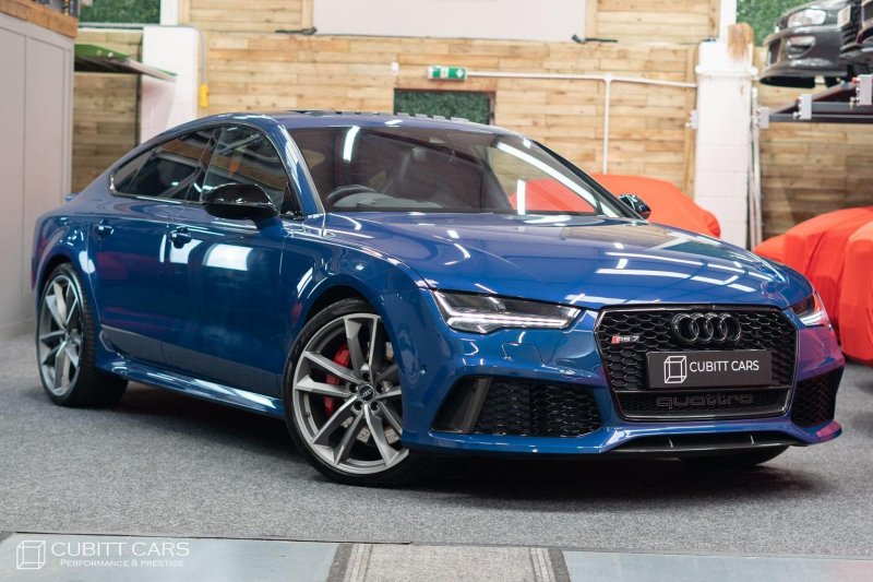 Used AUDI RS7 2018 Blue in Bingley, West Yorkshire | Cubitt Cars